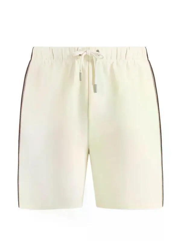 Manière De Voir Cotton Shorts With Contrast Tape