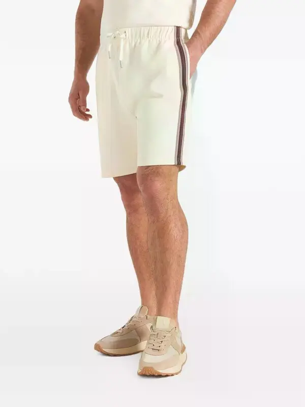Manière De Voir Cotton Shorts With Contrast Tape