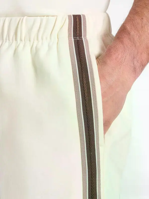 Manière De Voir Cotton Shorts With Contrast Tape
