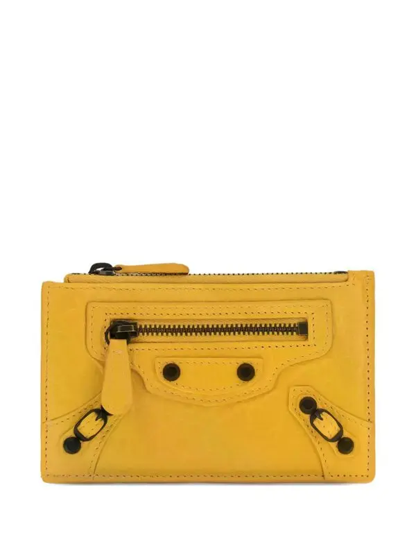 Balenciaga Le City Coin And Card Holder - Yellow