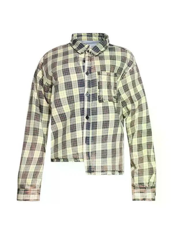 Natasha Zinko Distressed Check Jacket