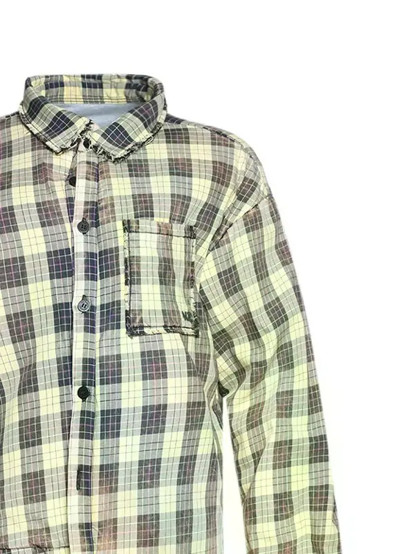 Natasha Zinko Distressed Check Jacket