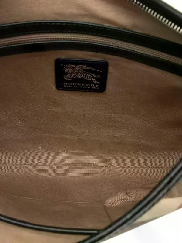 Burberry Supernova Check Coated Canvas Larkin Hobo Bag - Neutrals