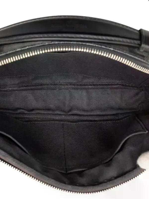 LOUIS VUITTON Damier Graphite Ambler Belt Bag - Black
