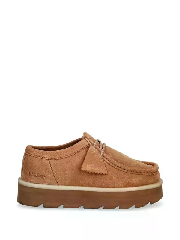 Clarks Suede Lace-up Shoes - Neutrals