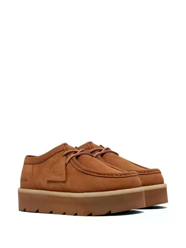 Clarks Suede Lace-up Shoes - Neutrals