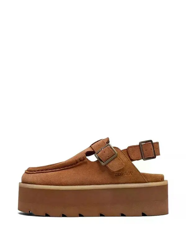Clarks Wallabees Buckle-fastening Suede Sandals - Brown