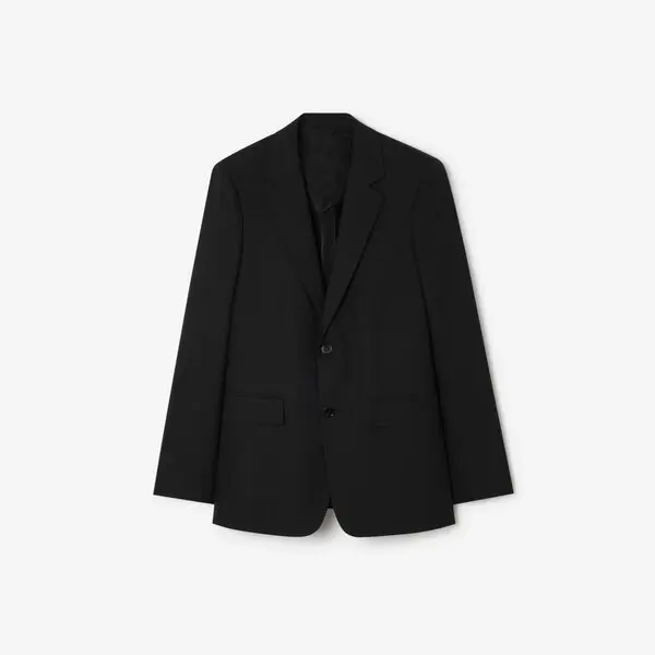 Burberry Wool Bond Tailored Jacket - Black