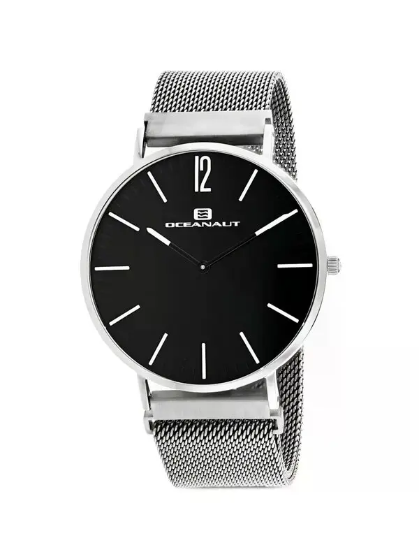 OCEANAUT Magnete 41mm Watch With Dial And Mesh Strap - Black