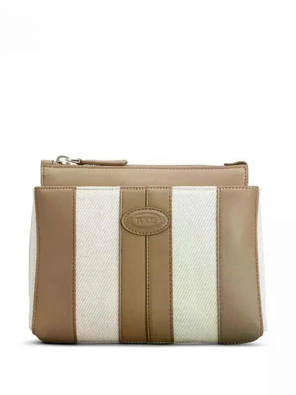 TOD'S Di Clutch Bag - Neutrals