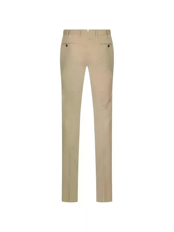 PT TORINO Pressed Crease Slim-fit Trousers - Neutrals