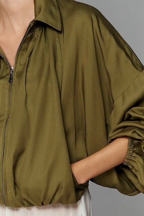 Anthropologie Oversized Bubble Jacket