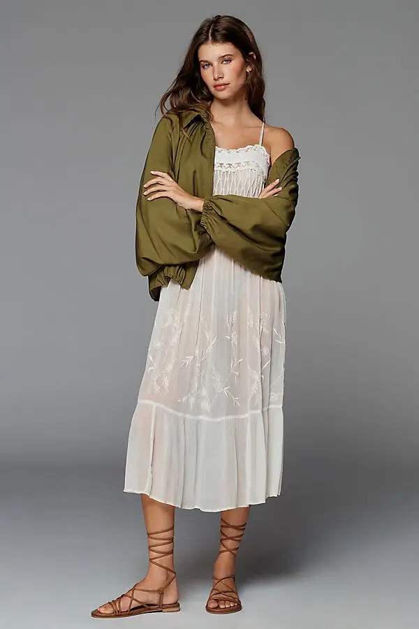 Anthropologie Oversized Bubble Jacket