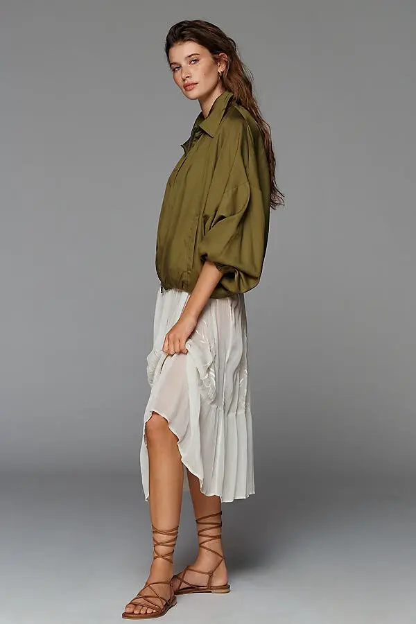 Anthropologie Oversized Bubble Jacket