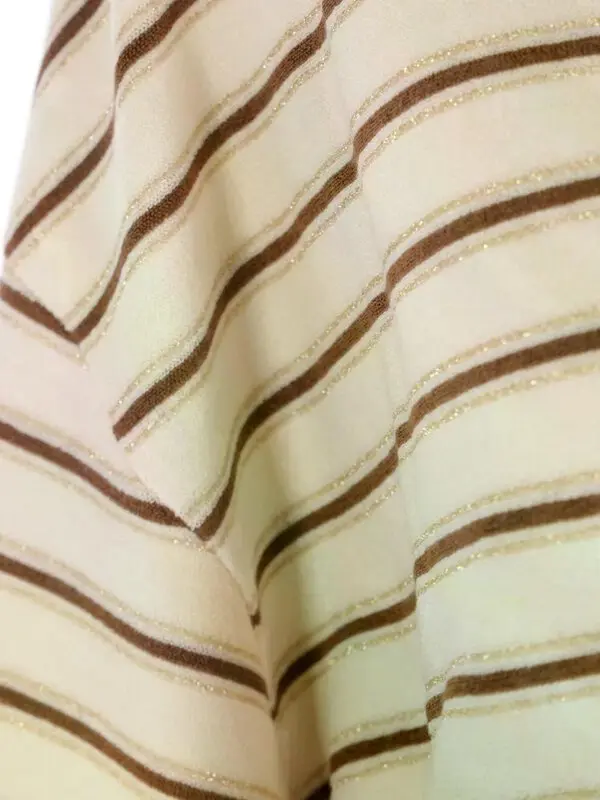 Brunello Cucinelli Striped Polo Top