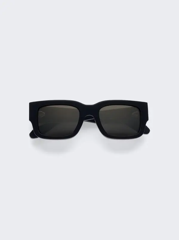 EMMANUELLE KHANH Calcutta Rectangular Sunglasses - Black