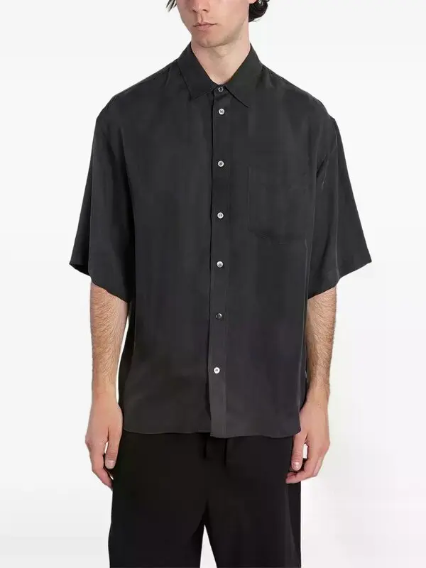 GRIFONI Short-sleeve Chest-pocket Shirt