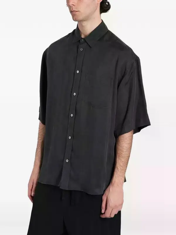 GRIFONI Short-sleeve Chest-pocket Shirt