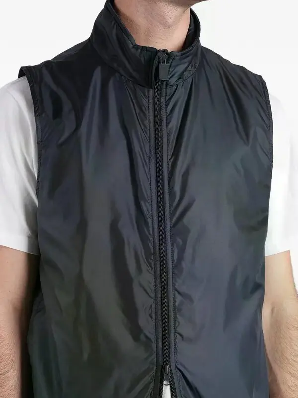 Aspesi High-neck Gilet - Blue