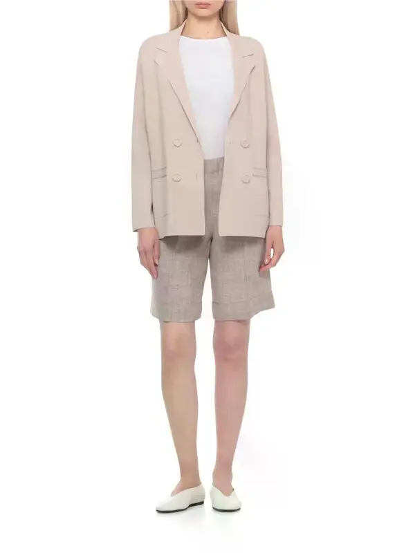 D.exterior Double-breasted Crystal-embellished Jacket