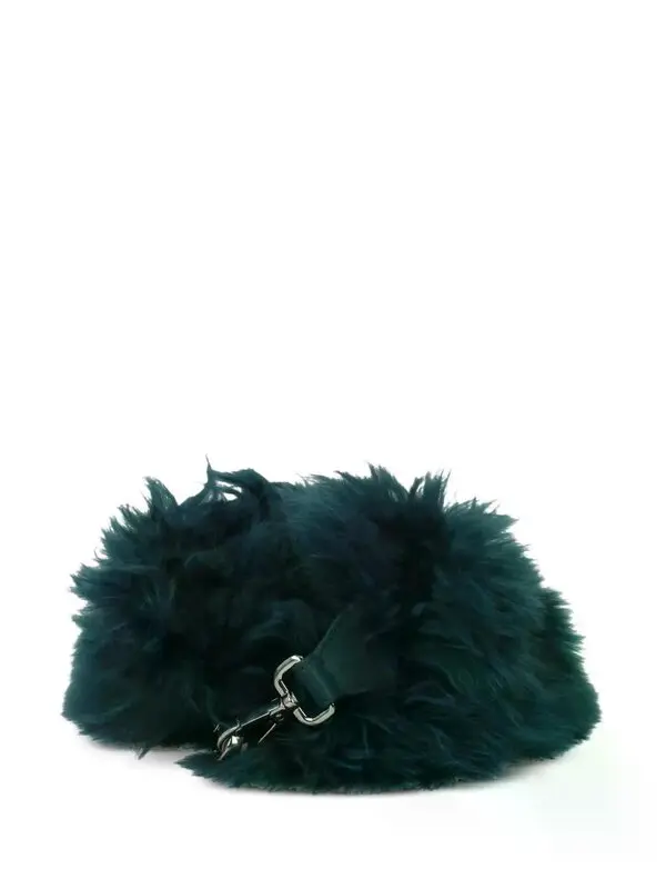 Fendi Faux-fur Shoulder Bag - Green