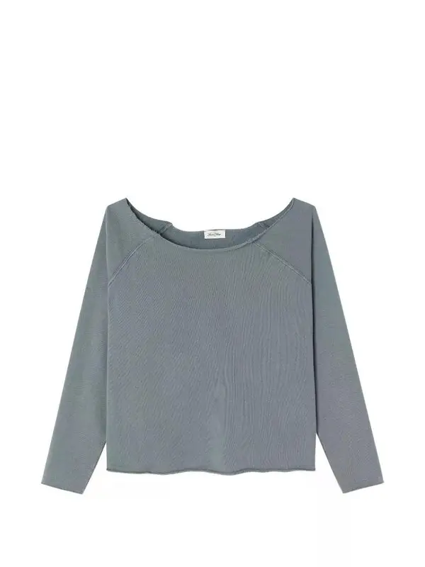 American Vintage Raw-cut Boat-neck Sweater