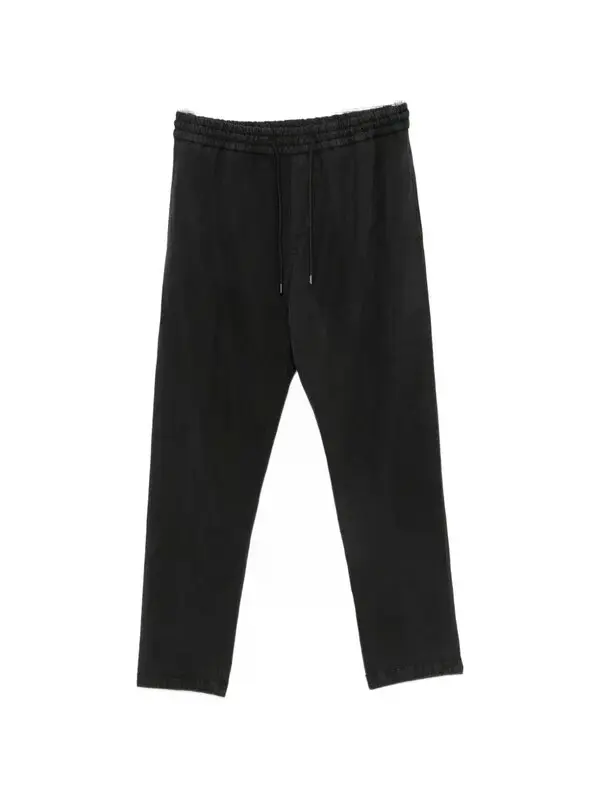 DONDUP Drawstring Waistband Trousers - Black