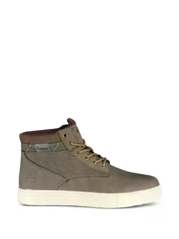 Carrera Eyewear Lace-up Paneled Boots - Brown