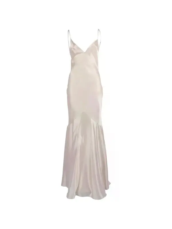 Elisabetta Franchi Satin Flared Dress
