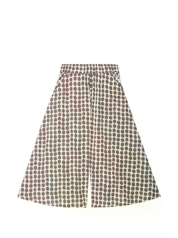 OTTOD'AME Polka-dot Wide-leg Trousers