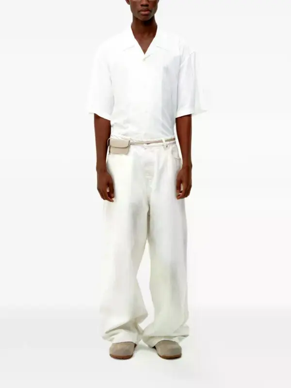 COOR Short-sleeve Buttoned Shirt - White