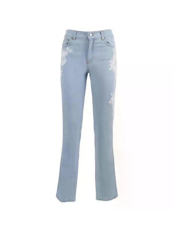 Ermanno Scervino Lace-patch Jeans
