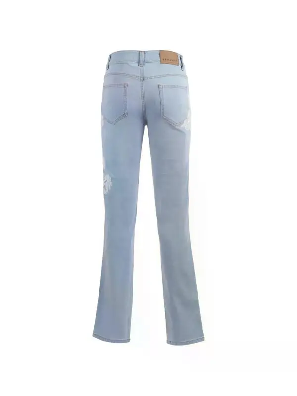 Ermanno Scervino Lace-patch Jeans