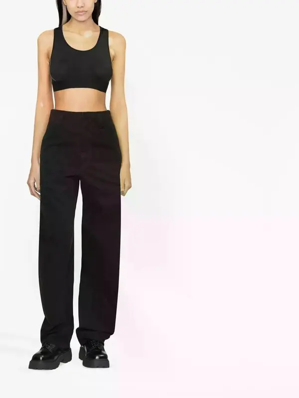 Balenciaga Logo-hem Sporty Bra