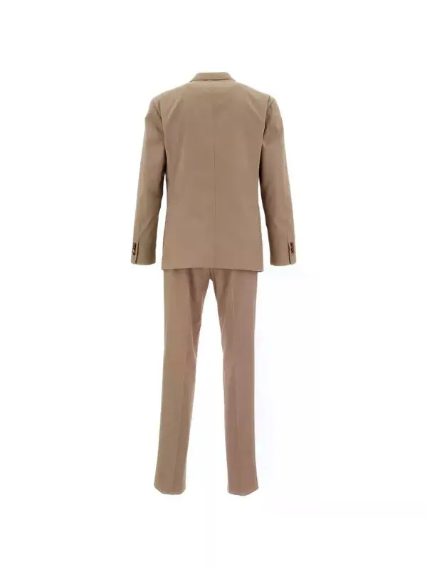 Boglioli Single-breasted Patch-pocket Suit - Neutrals
