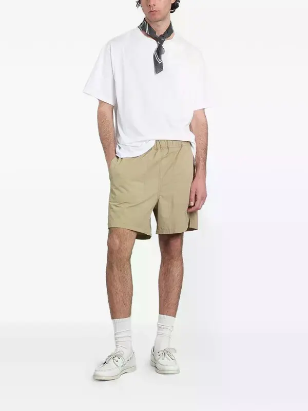 GRIFONI Elasticated Waistband Patch Pocket Shorts