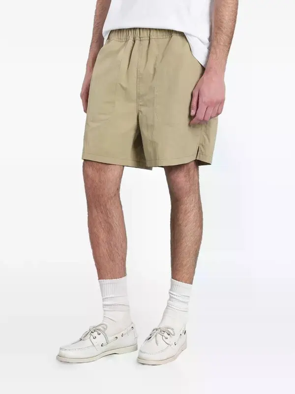 GRIFONI Elasticated Waistband Patch Pocket Shorts