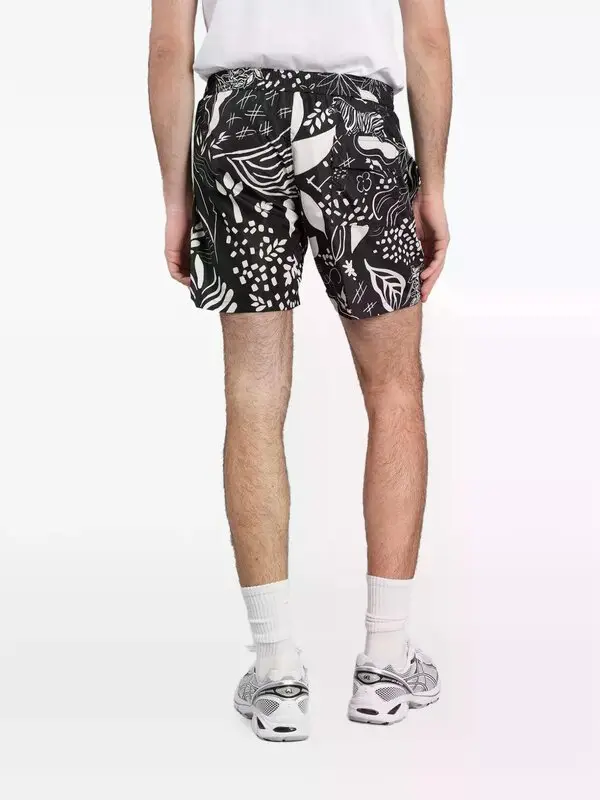 Aspesi Abstract Print Swim Shorts
