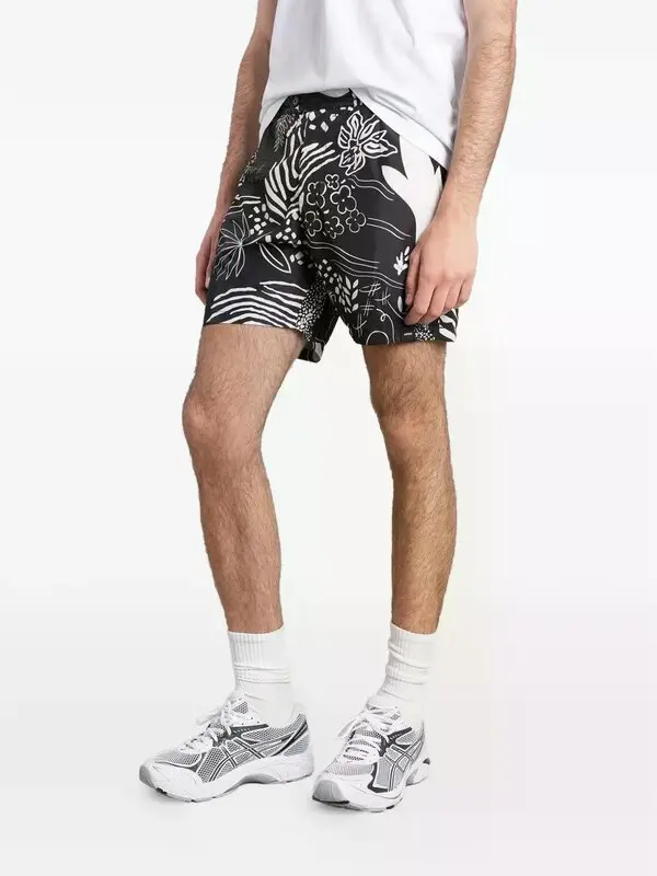 Aspesi Abstract Print Swim Shorts