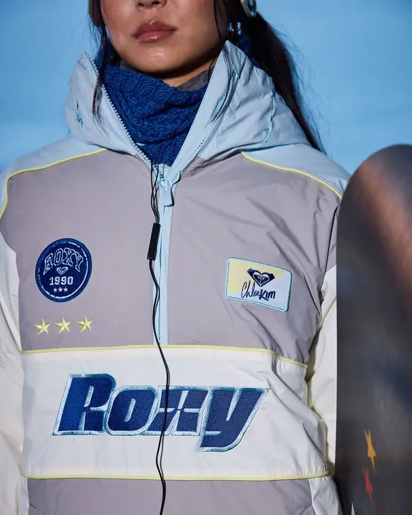 Roxy Chloe Kim Overhead Jacket - Ash