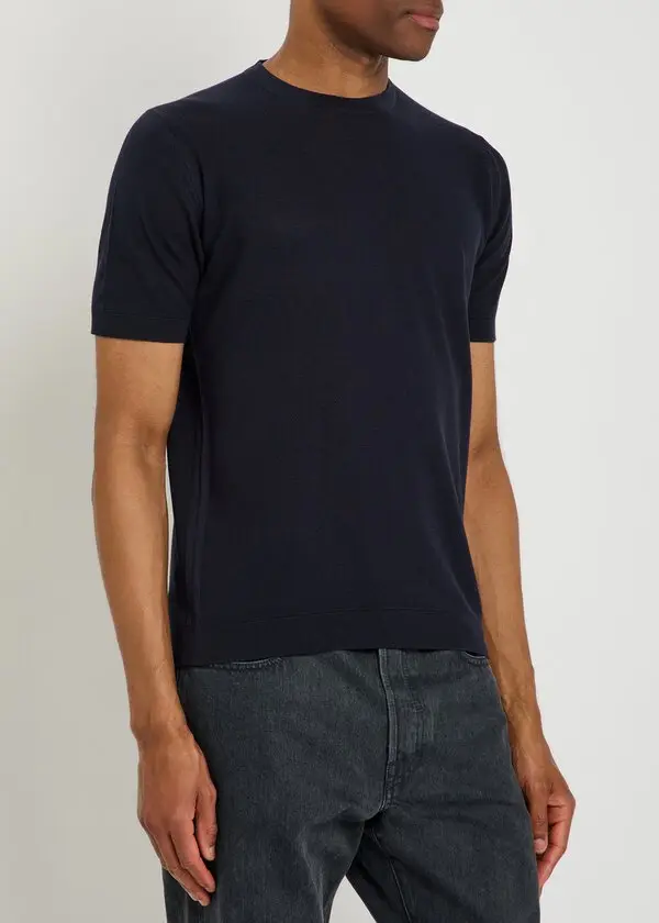 John Smedley Park Fine-knit Cotton T-shirt