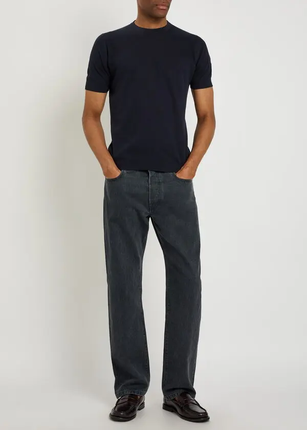 John Smedley Park Fine-knit Cotton T-shirt
