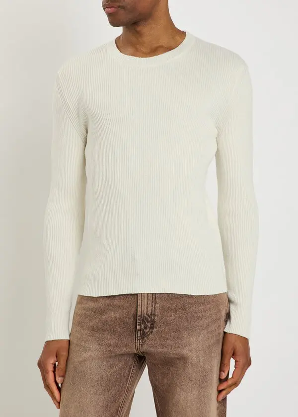 Our Legacy Compact Rib-knit Silk Top