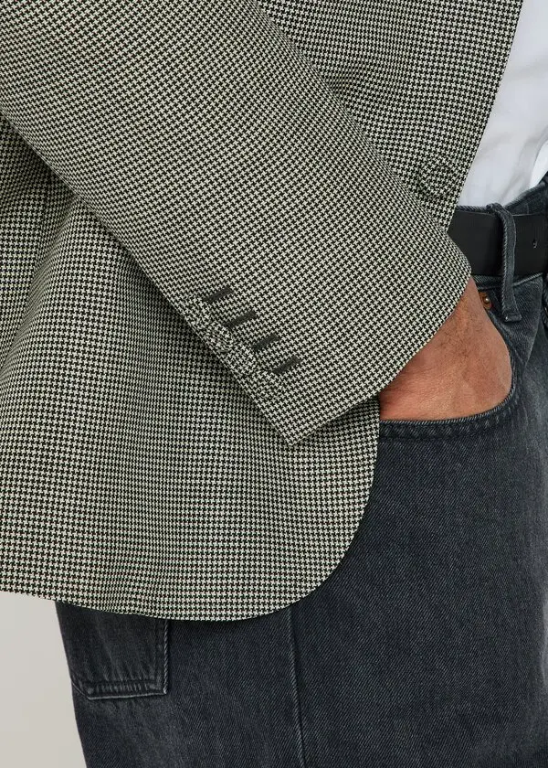 Valentino Garavani Houndstooth Wool Blazer