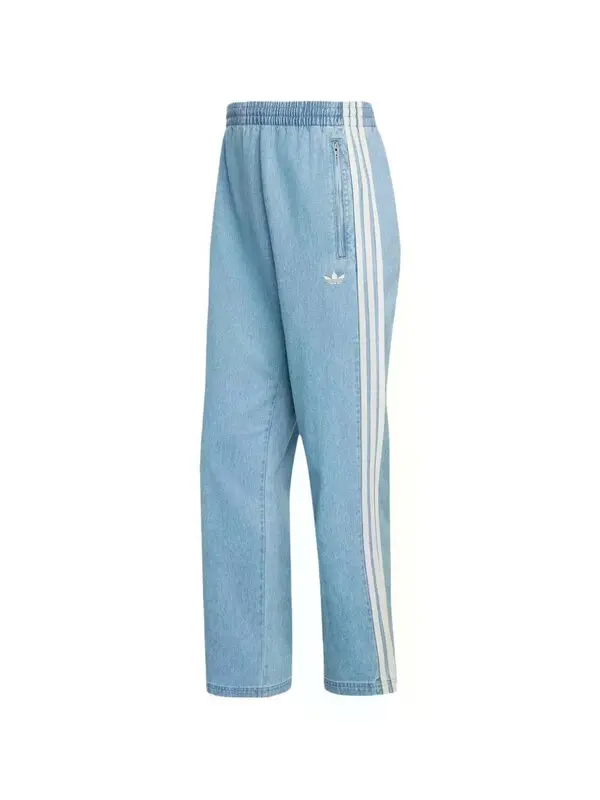 Adidas Logo-embroidered Side-stripe Track Pants