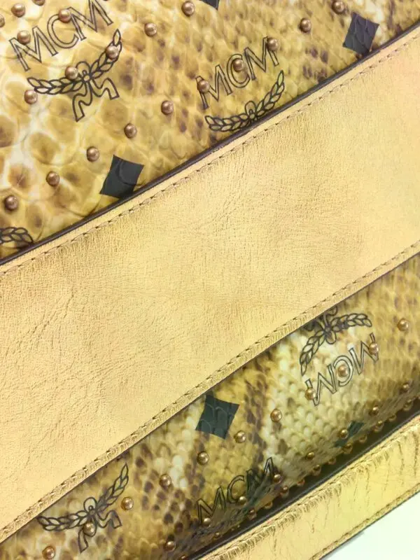 Mcm Visetos Monogram Tote Bag