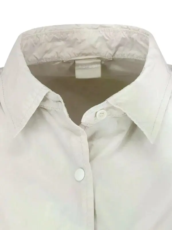 Aspesi Spread Collar Long Sleeve Shirt - Neutrals