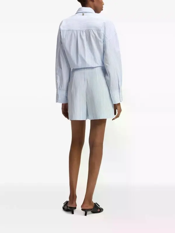 Hugo Striped Pleated Shorts