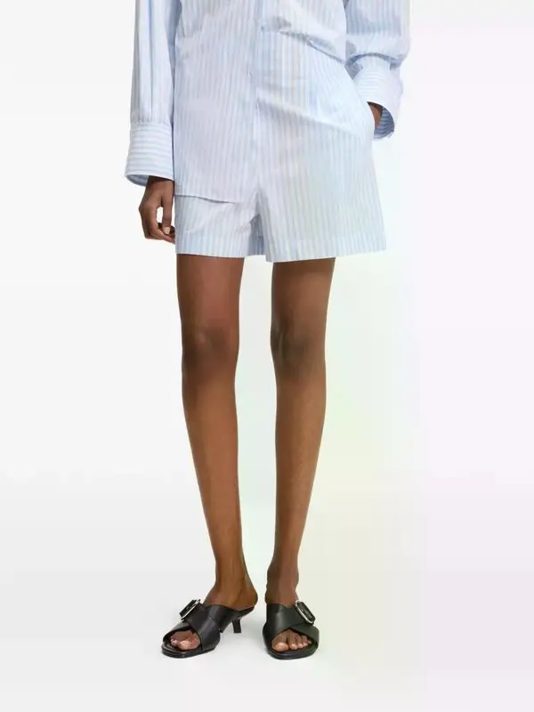 Hugo Striped Pleated Shorts