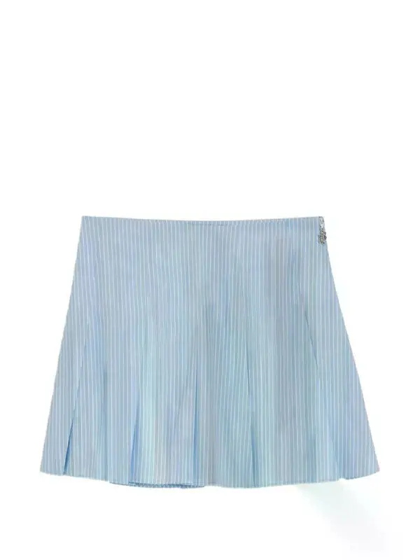 Hugo Striped Pleated Skirt